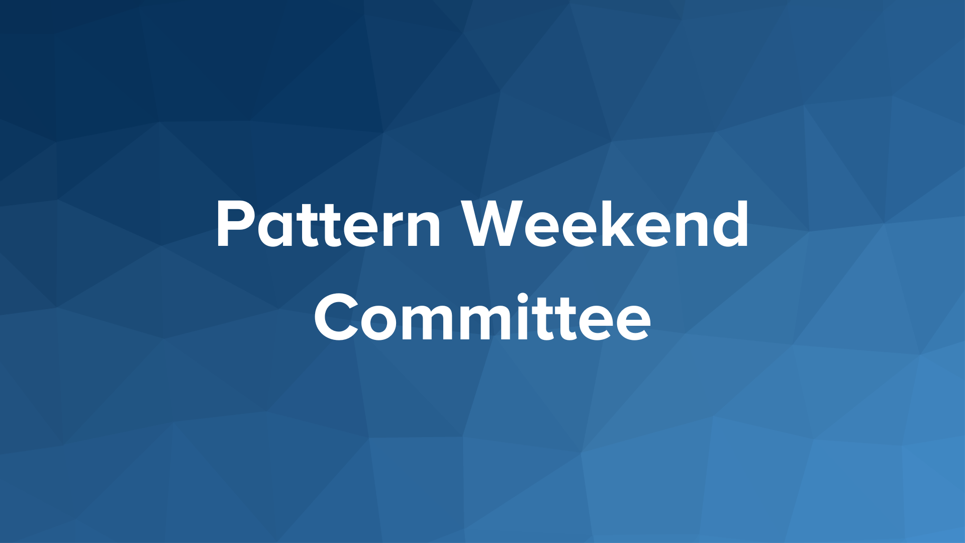 Committees - Pattern